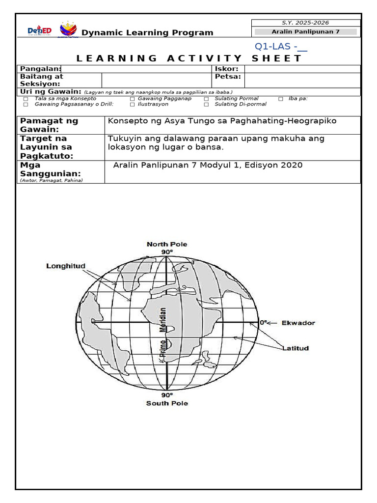 Aral Pan-7-Las (Day2 - Q1) | PDF
