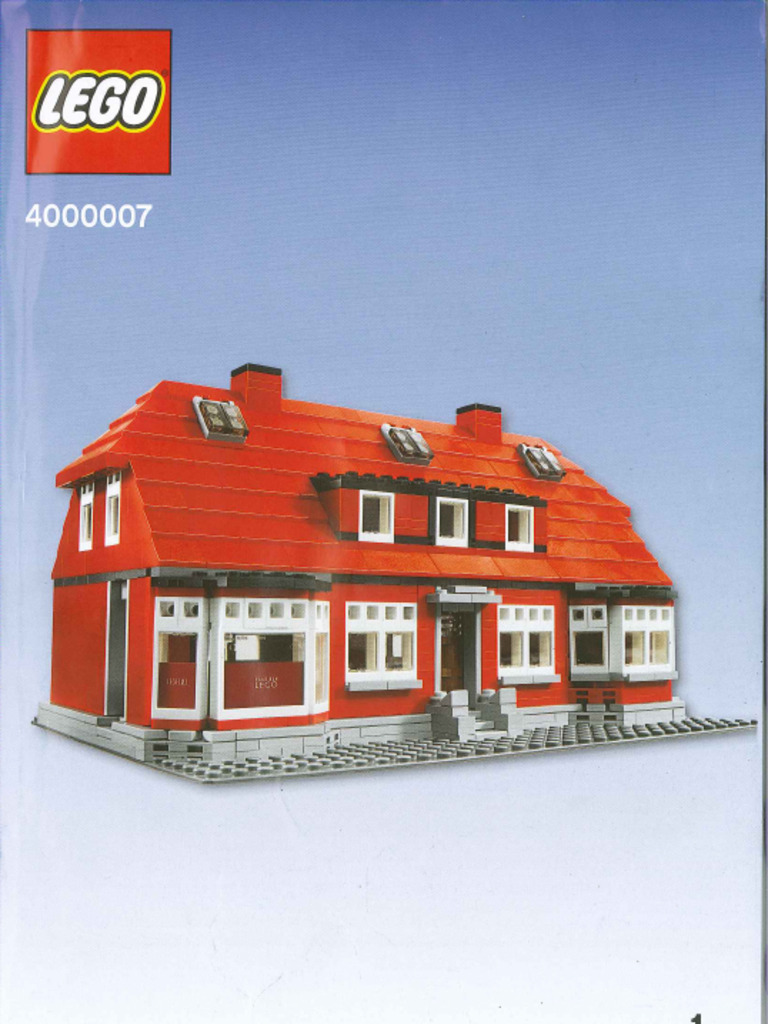Lego Set 4000007 Architecture Ole Kirk's House | PDF