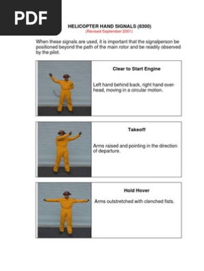 Hazmat Hand Signals