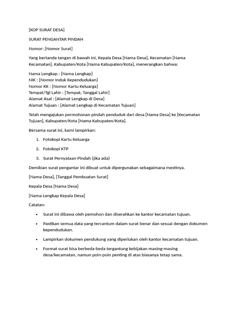 Kop Surat Desa | PDF