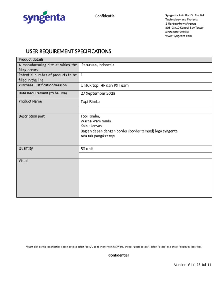 User Requirement Specifications Topi Home Farm | PDF