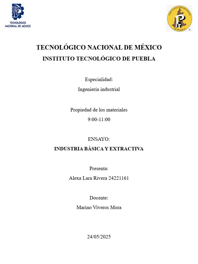 Industria Básica y Extractiva: Claves Económicas | PDF | Minería ...