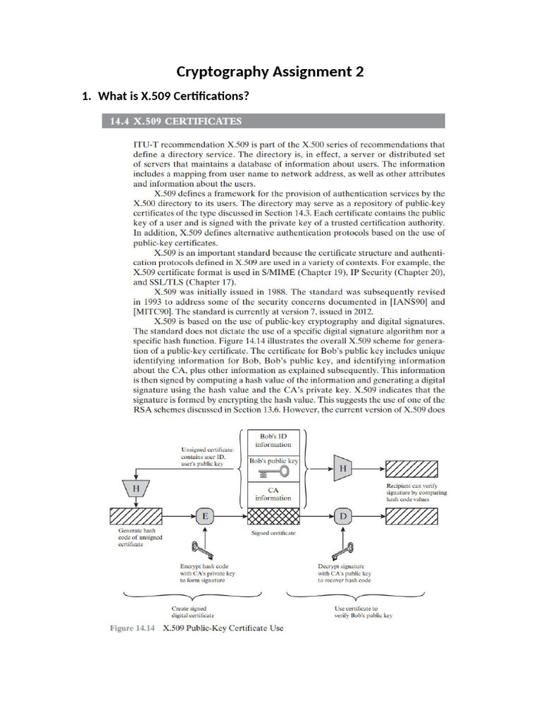 Cryptography Assignment 2 Answers | PDF