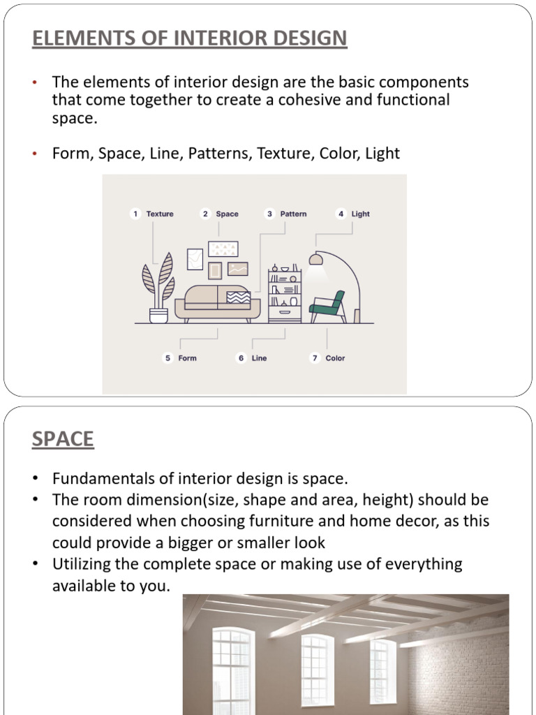 Elements of Interior Design | PDF | Color | Pattern