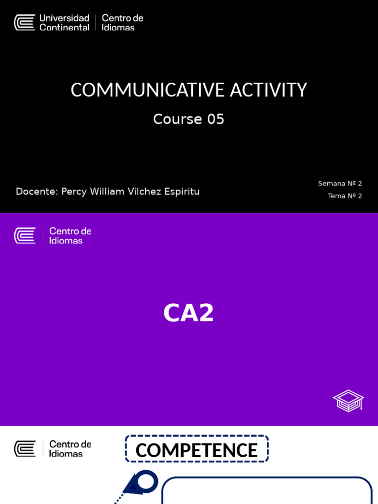 Communicative Activity 2 | PDF