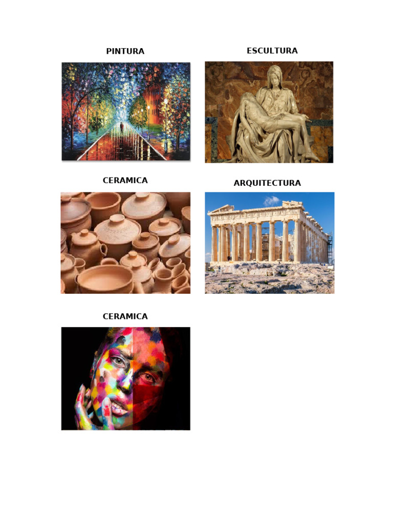 Pintura Escultura Ceramica Arquitectura | PDF