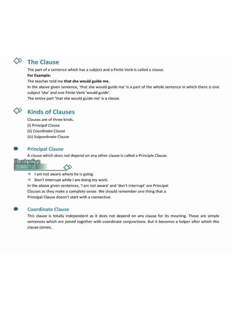 Clause | PDF