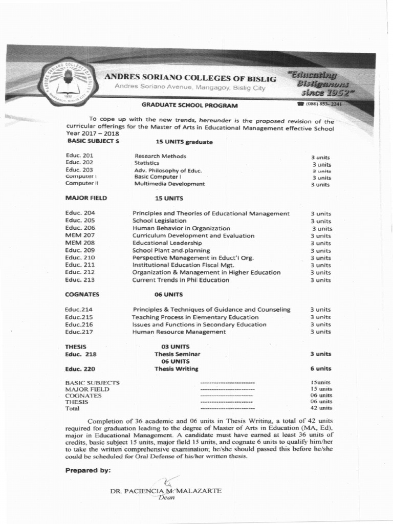 Maed Prospectus | PDF