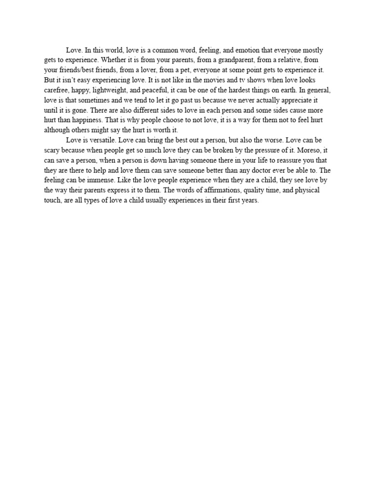Understanding the Complexities of Love | PDF