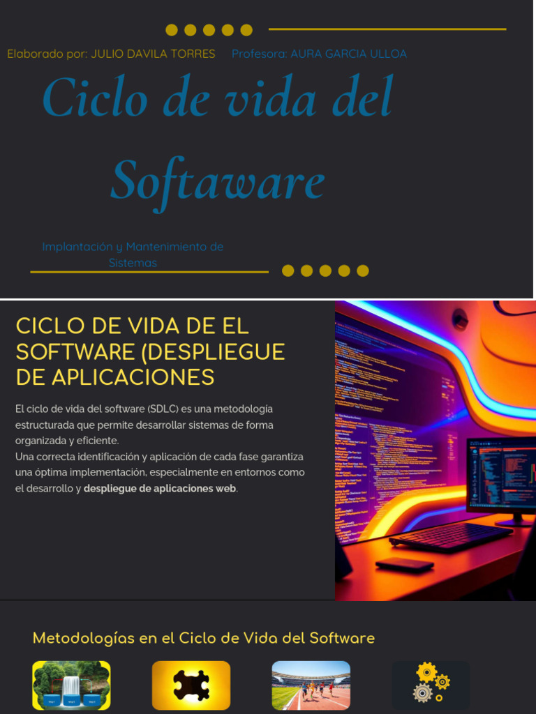 Ciclo de Vida del Software: Guía Completa | PDF | Servicio de red ...