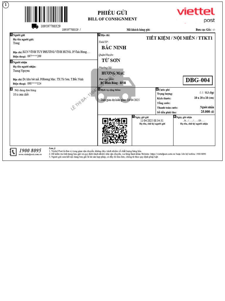 Viettel Post Anh Tuong Nguyen | PDF