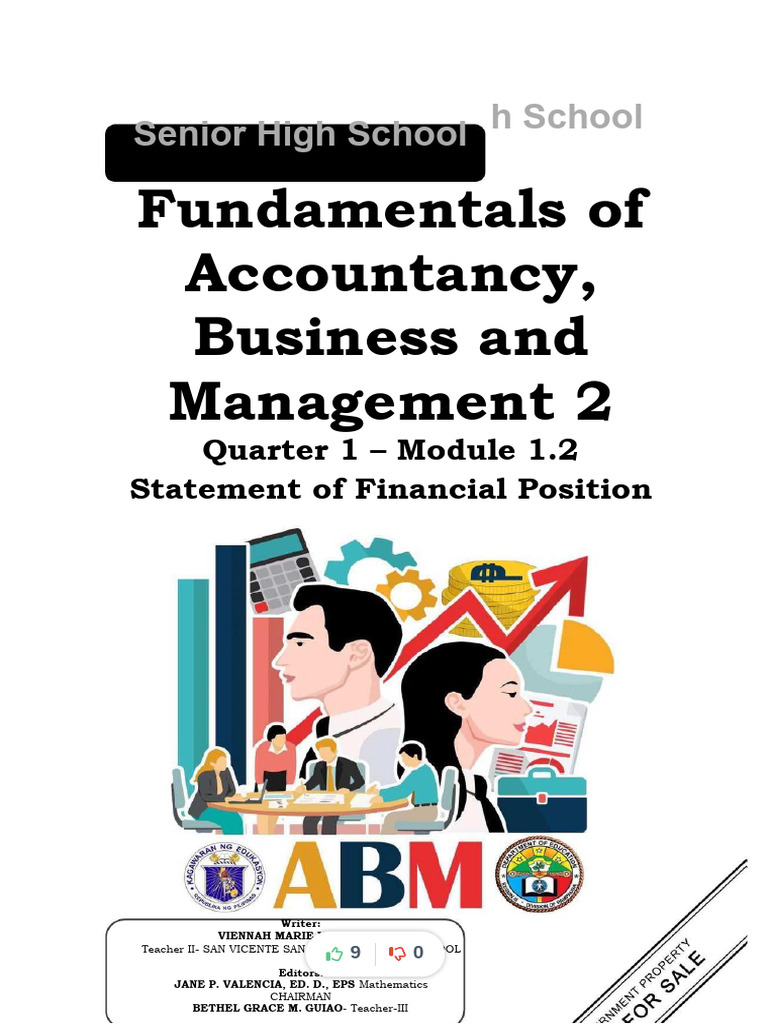 Abm Fabm2 Module 1 Lesson 2 SFP Report Form and Account Form 1 | PDF ...