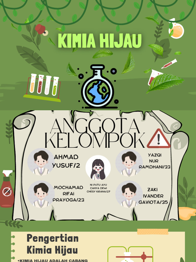 Penerapan Prinsip Kimia Hijau | PDF
