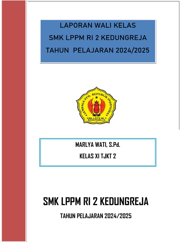 Lap. Wali Kelas Xi TJKT 2 | PDF