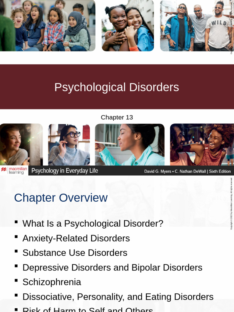 Chapter 13 Lecture Slides | PDF | Mental Disorder | Anxiety Disorder