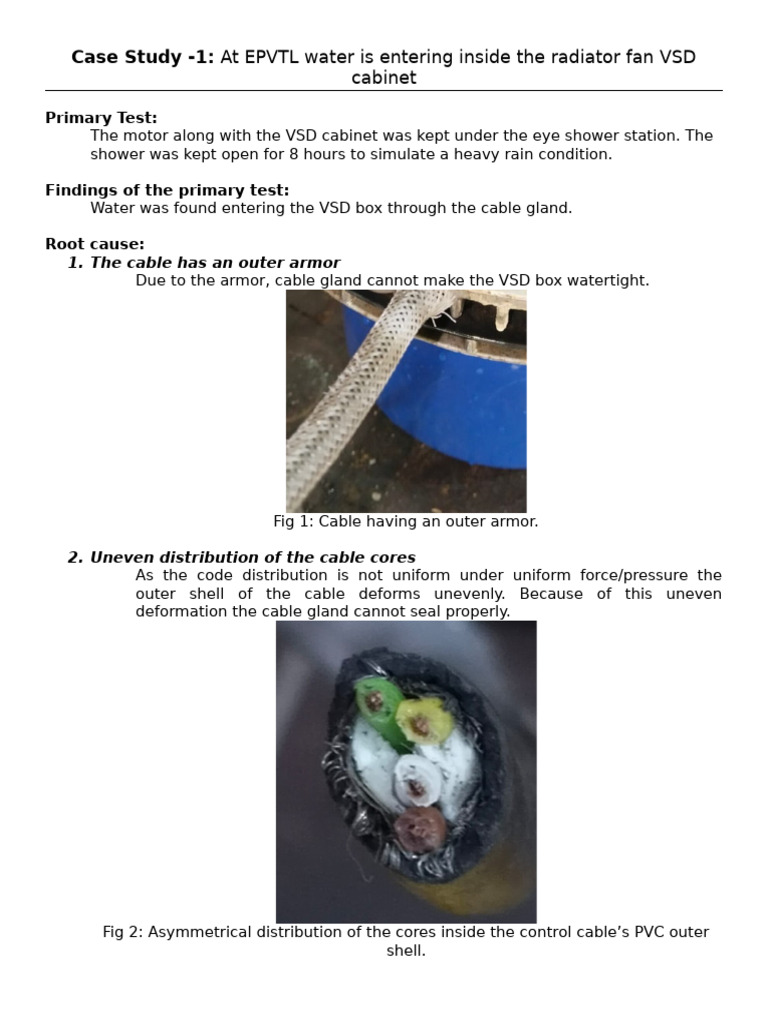 Radiator VSD Cabinet Water Proofing - Analysis Report | PDF | Building ...