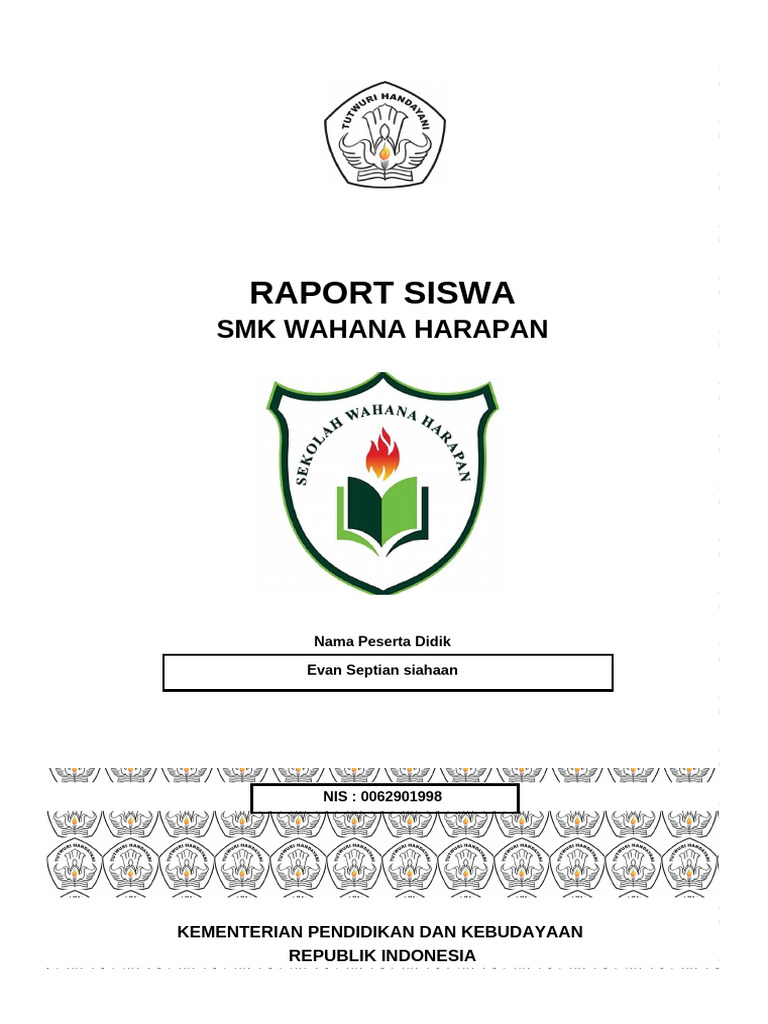 Rapor SMK Pas Semester Genap 2025 | PDF