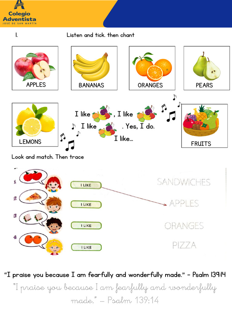 I Like Apple, I Don't Like Lemon | PDF