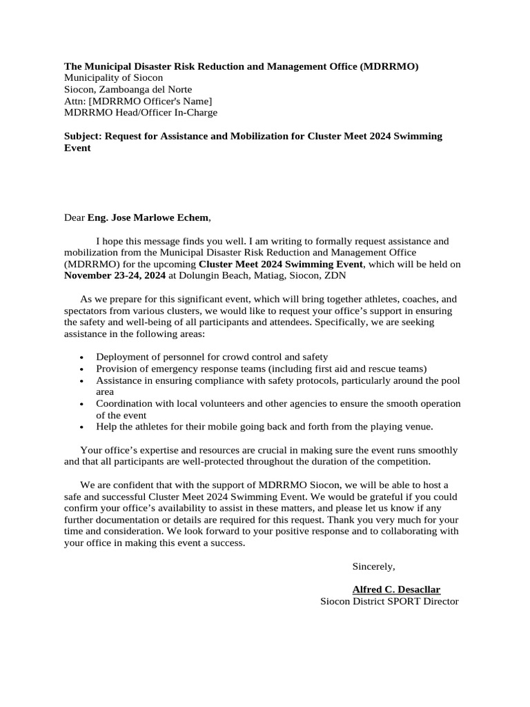 The Municipal Disaster Risk Reduction and Management Office | PDF