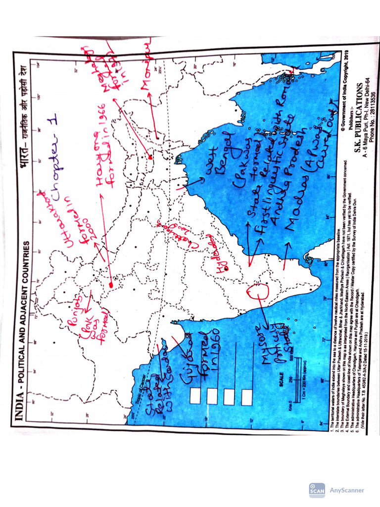 Map Work Class 12th Political Science | PDF