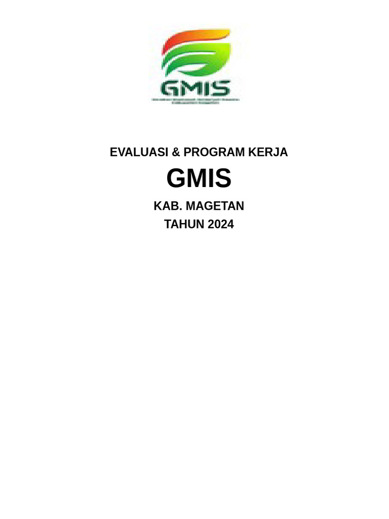 Rencana Kerja GMIS 2025 Magetan | PDF