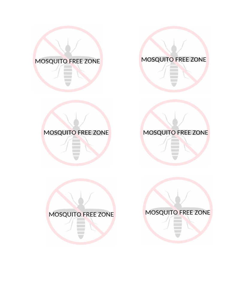 Mosquito Sticker | PDF