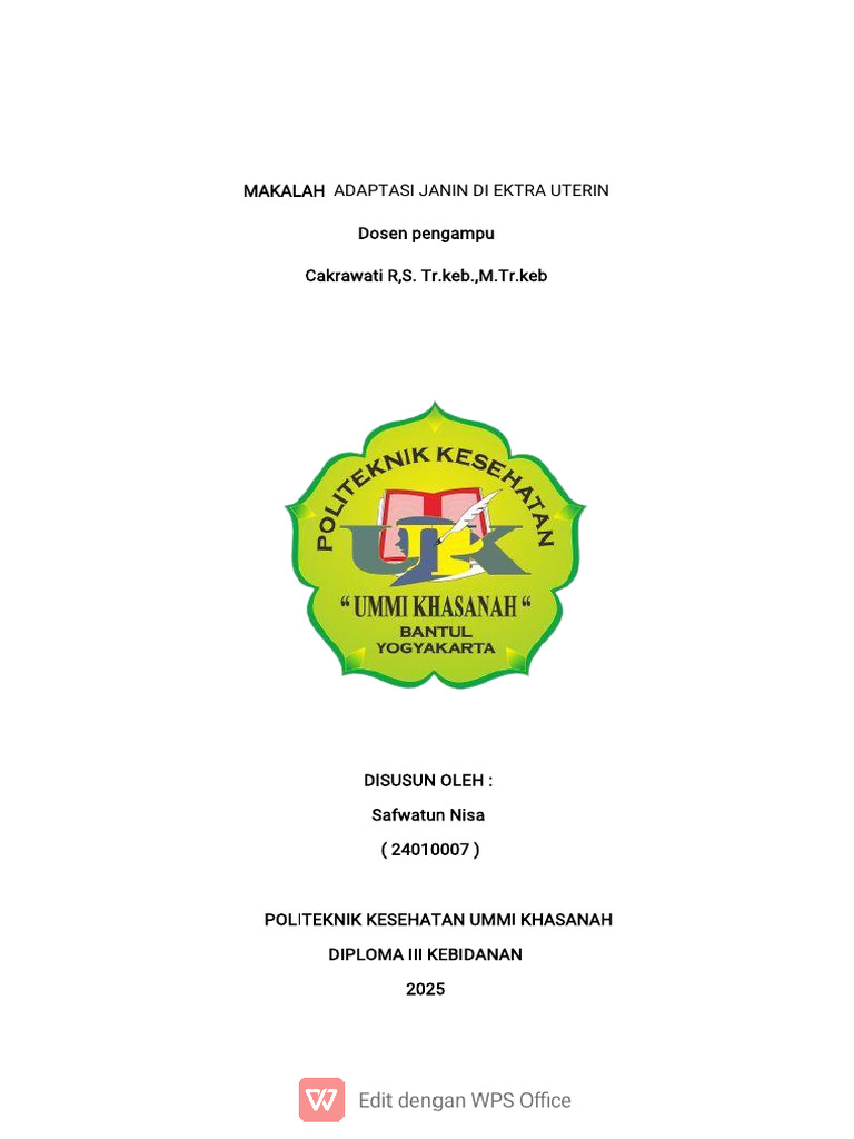 Tugas Individu Safwatun Nisa | PDF