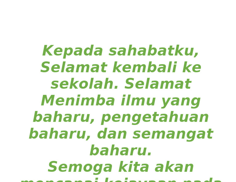 Surat Untuk Mu | PDF