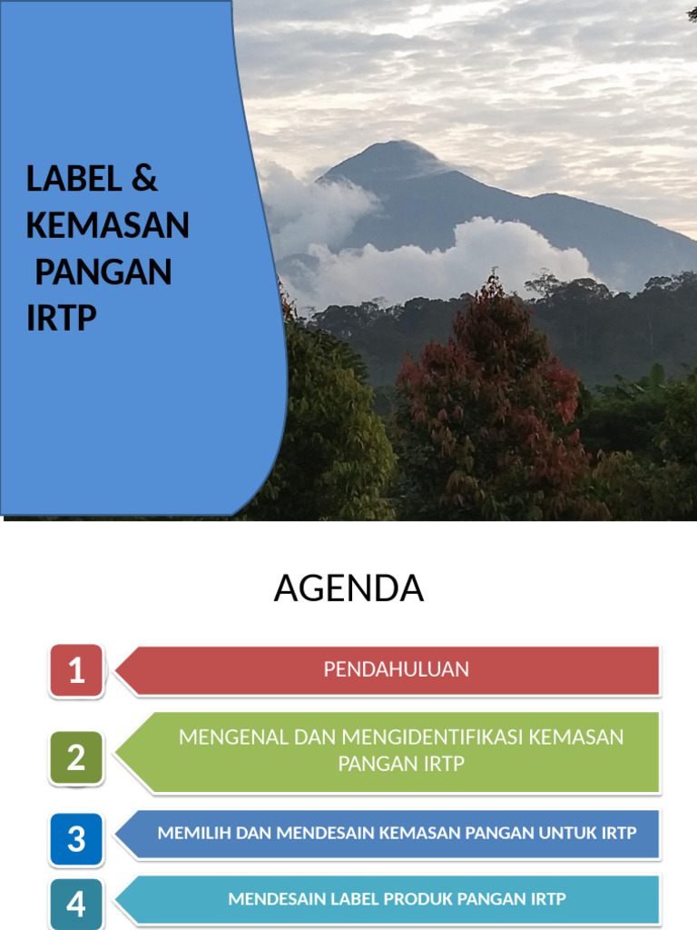 Panduan Label dan Kemasan Pangan IRTP | PDF