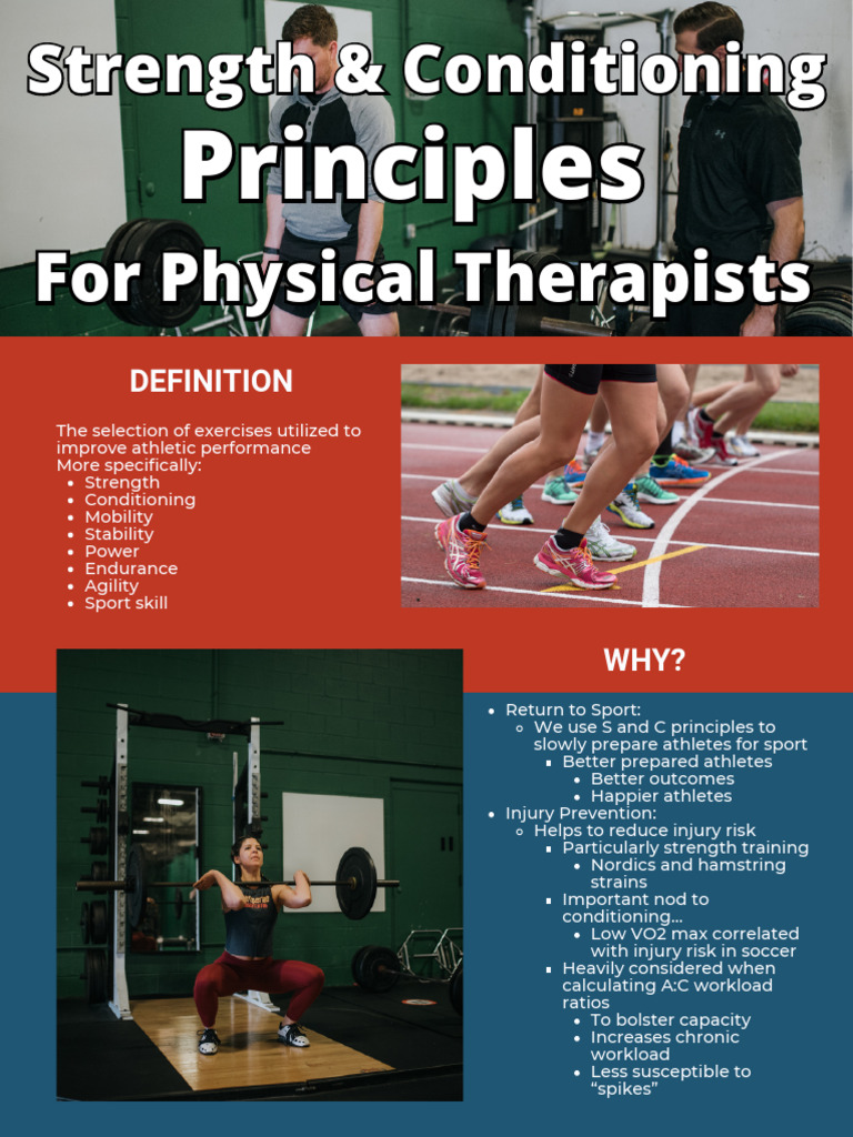 Strength and Conditioning Principles For Physical Therapists Cheat ...