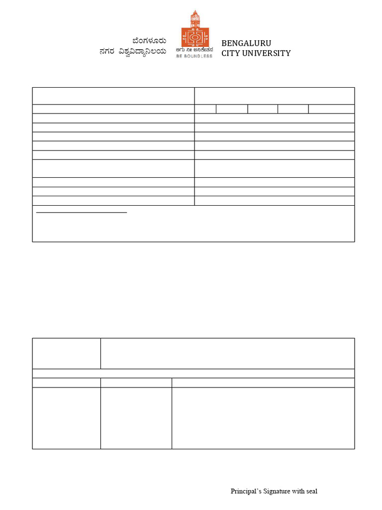 Application Form For Applying To The 4th Annual Convocation of BCU | PDF