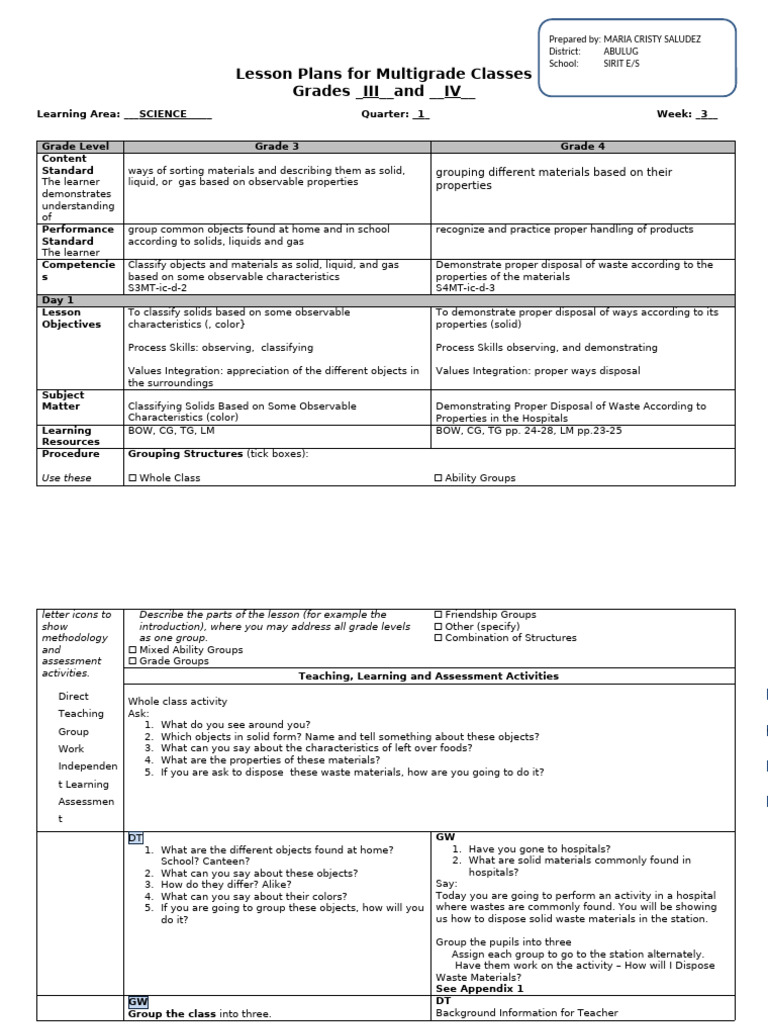 Science34 q1 w3 Maria Cristy Saludez | PDF | Waste | Waste Management