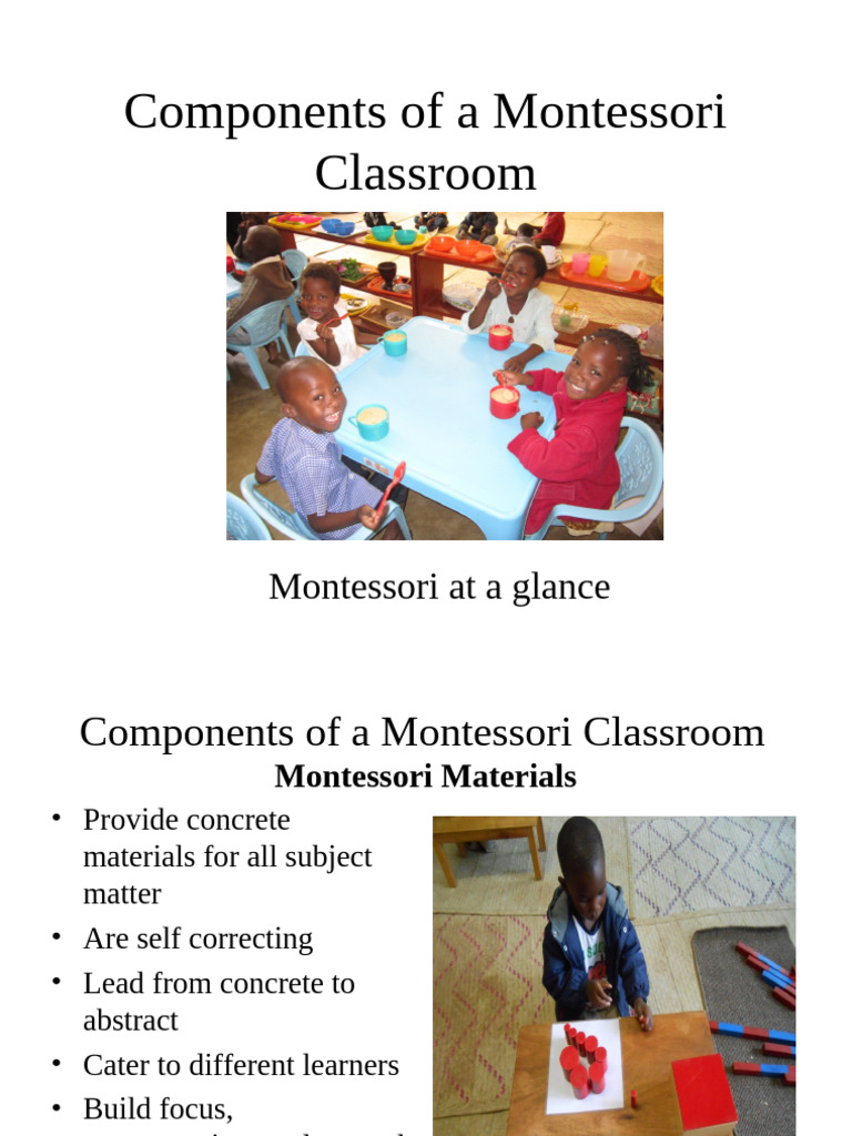 Key Elements of Montessori Education | PDF