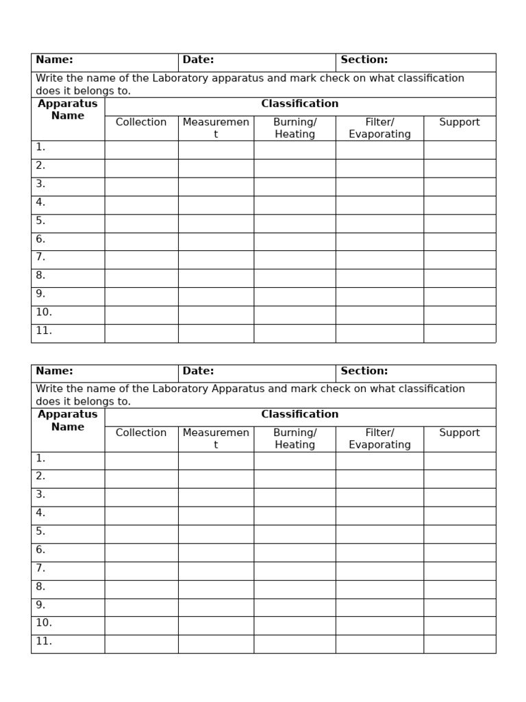 LA Worksheet | PDF