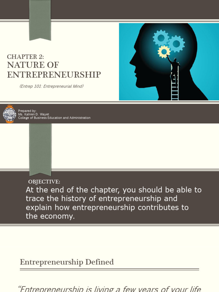 Entrep. Chapter 2 | PDF | Entrepreneurship | Economics