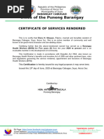 Barangay Officials Information Sheet 2023-2025 | PDF