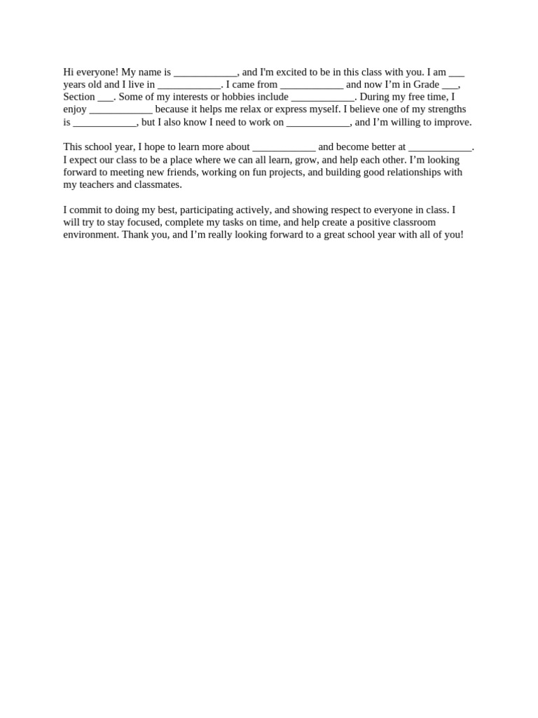 Hi Everyone | PDF
