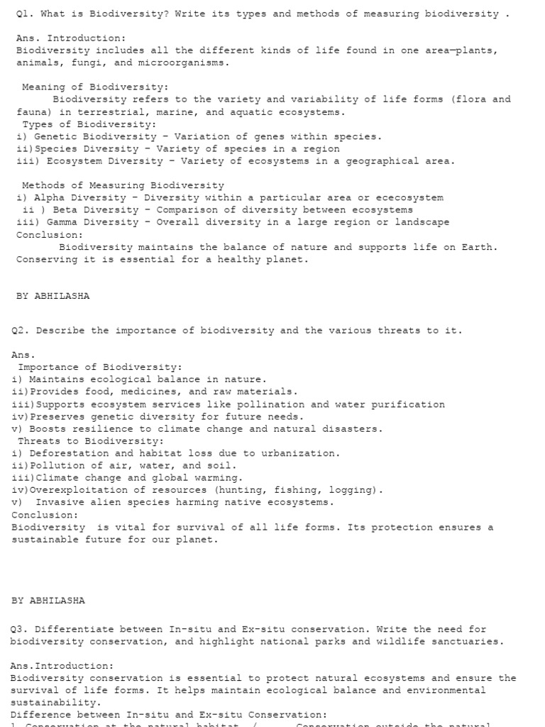 Evs 2 | PDF | Biodiversity | Ecosystem