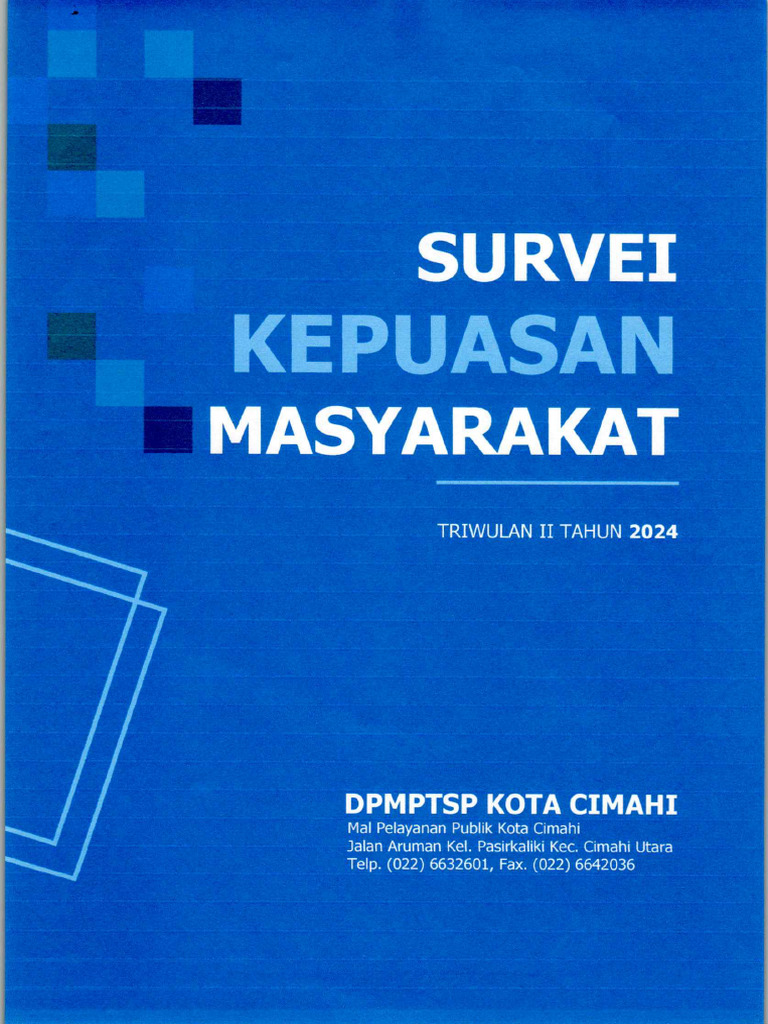 Laporan SKM Triwulan II Tahun 2024 | PDF