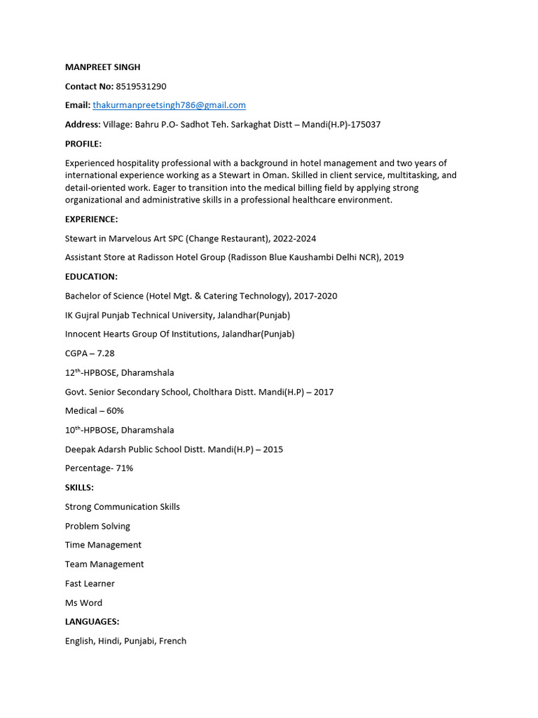 Manpreet Singh | PDF