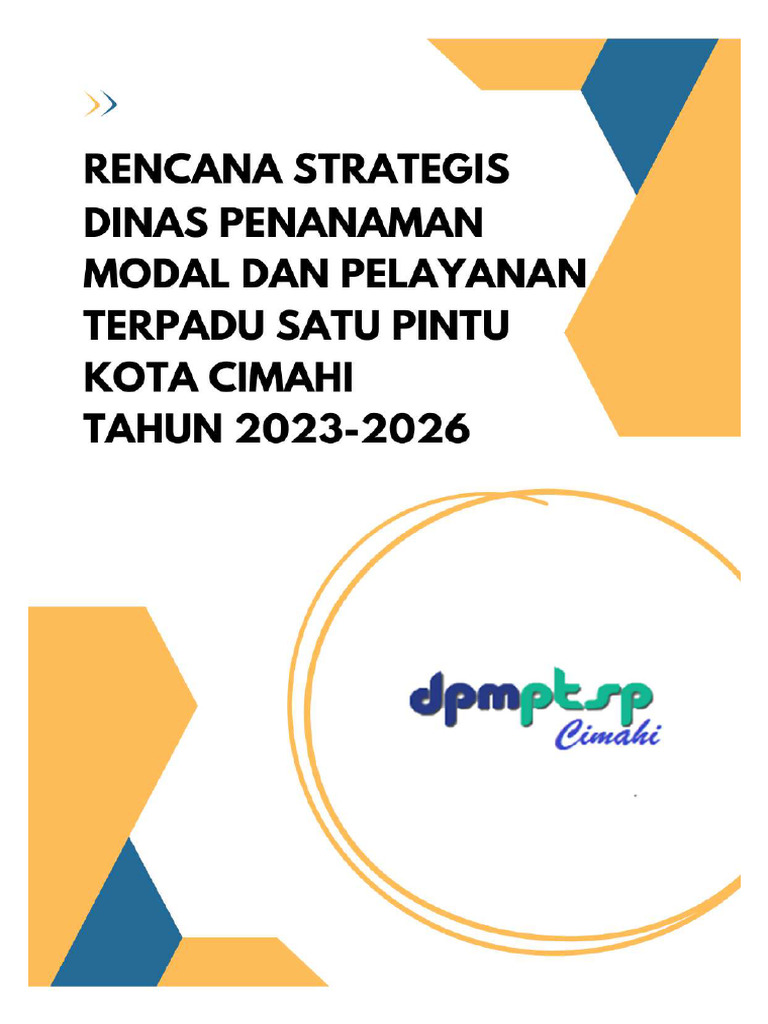 Renstra 2023-2026 - Cover Baru | PDF