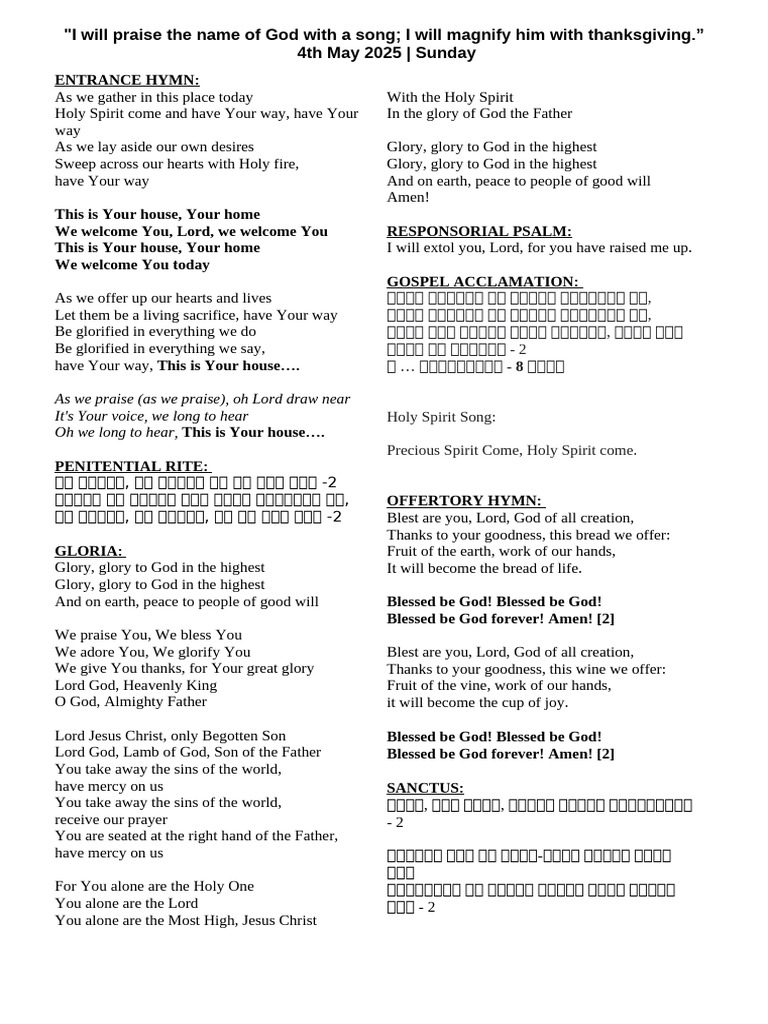 Holy Communion and Confirmation | PDF | Glory (Religion) | God In ...