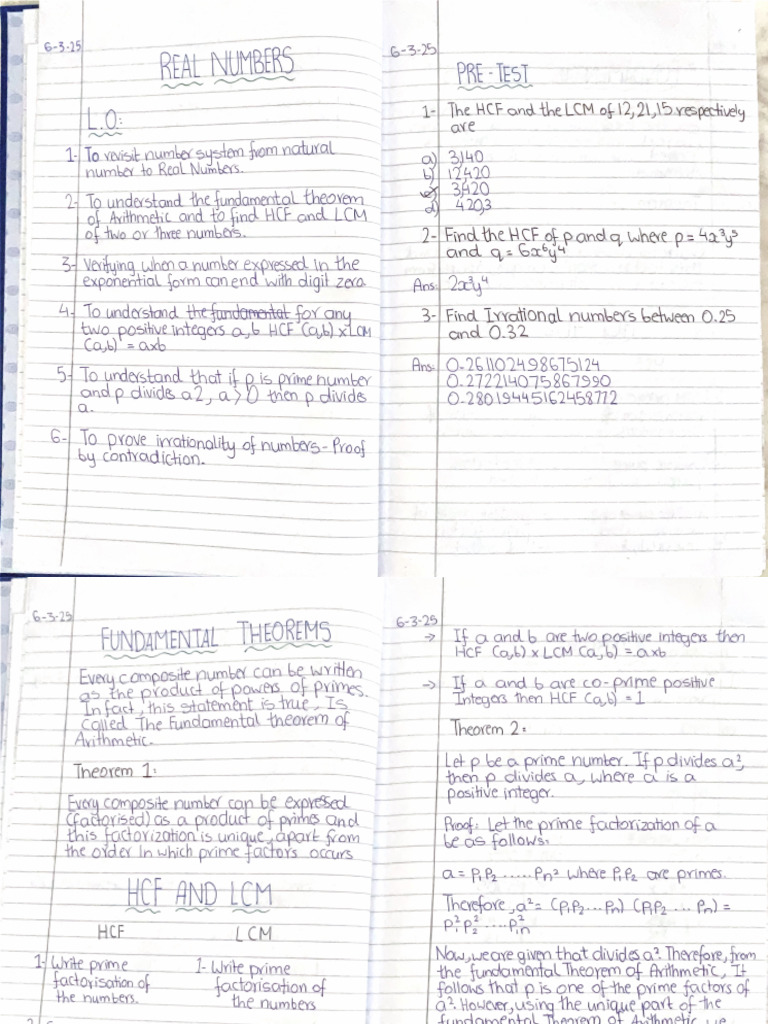 Chapter 1 Real Numbers | PDF