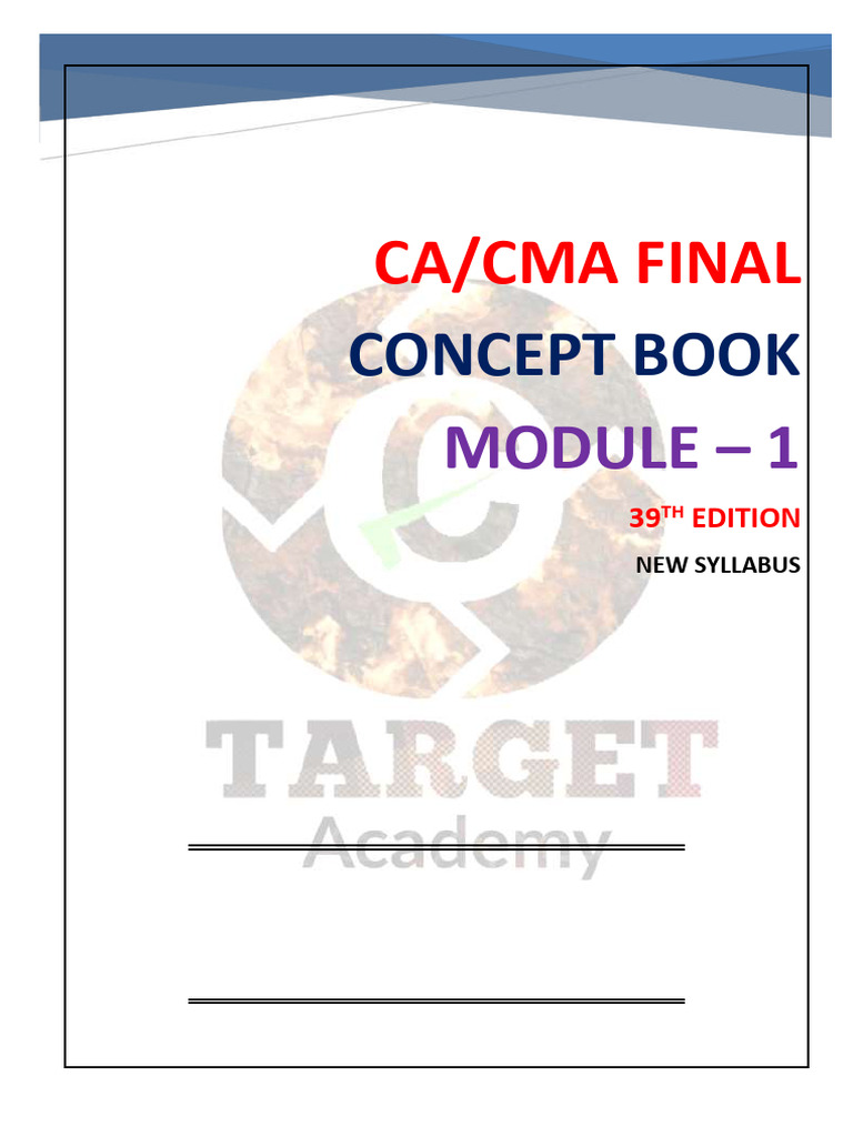 Cma Final Spm & Bv Concept Book 39th Edition | PDF | Supply Chain | Customer Relationship Management