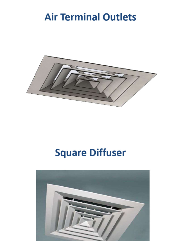 Air Terminal Diffuser Sizing Guide | PDF