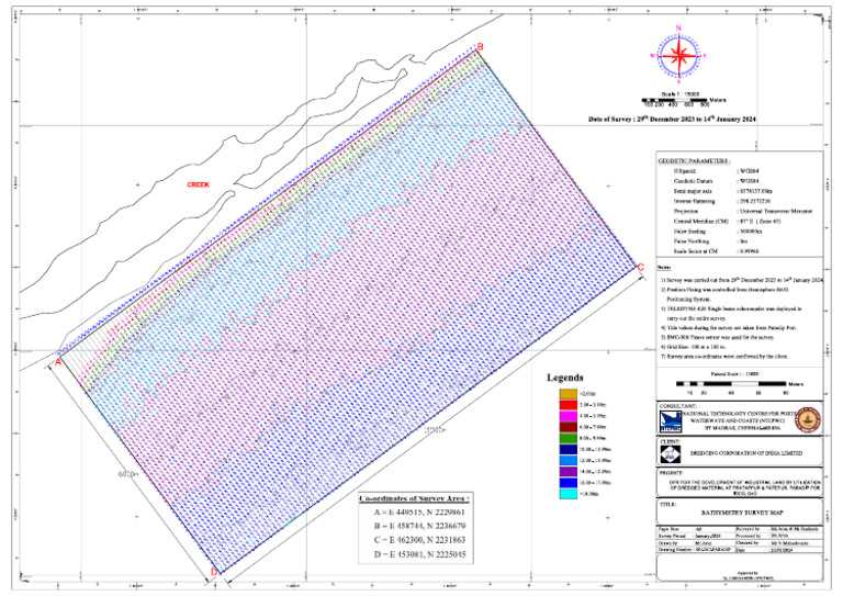Bathymetry Survey Map | PDF