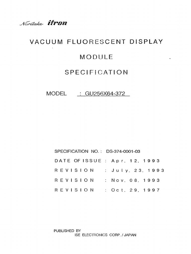 A0 Gu256x64-372 | PDF