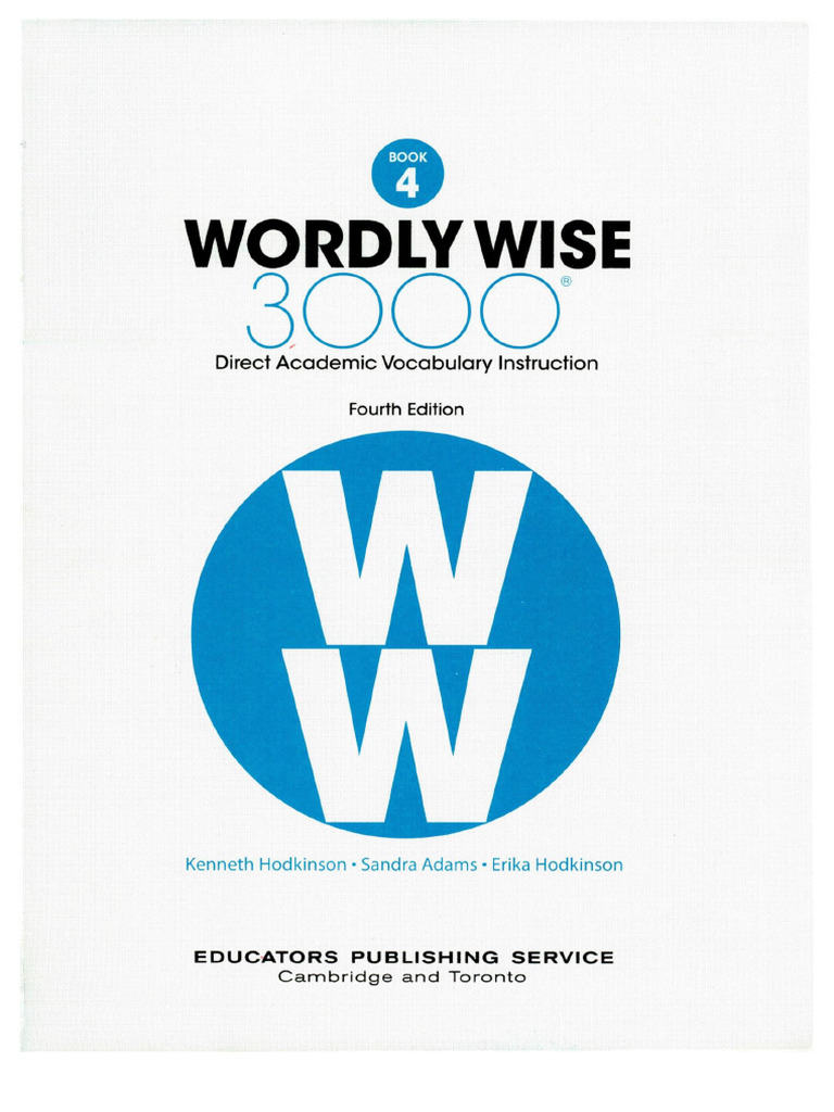 Worldly Wise 3000 Book 4 | PDF