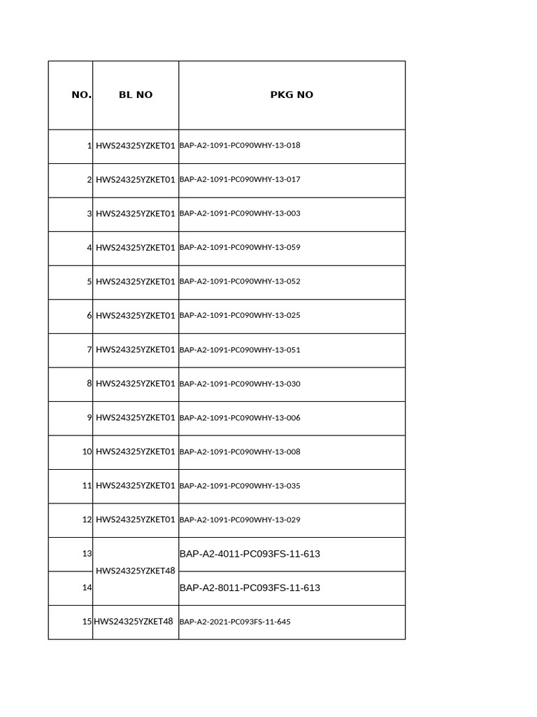 13-04 Surya Alam 250-333 Packing List | PDF
