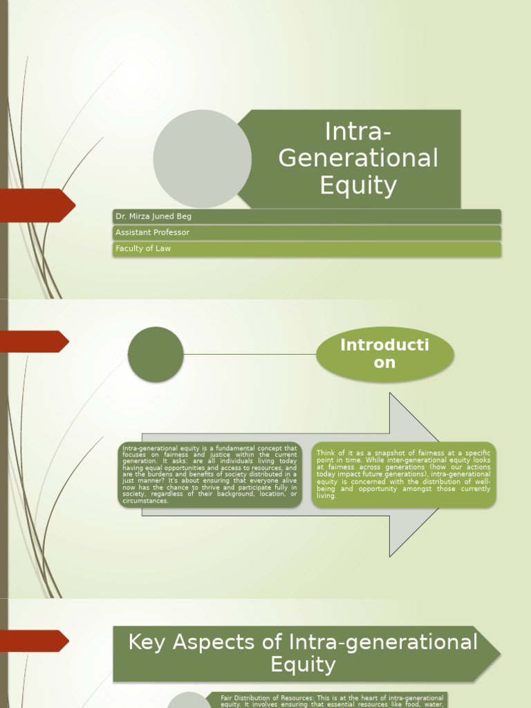 Intra-Generational Equity Explained | PDF | Equity (Economics) | Social ...
